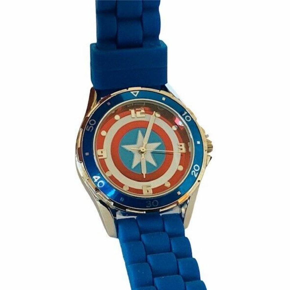 Captain America Watch Marvel Comics Avenger Shield - Gem